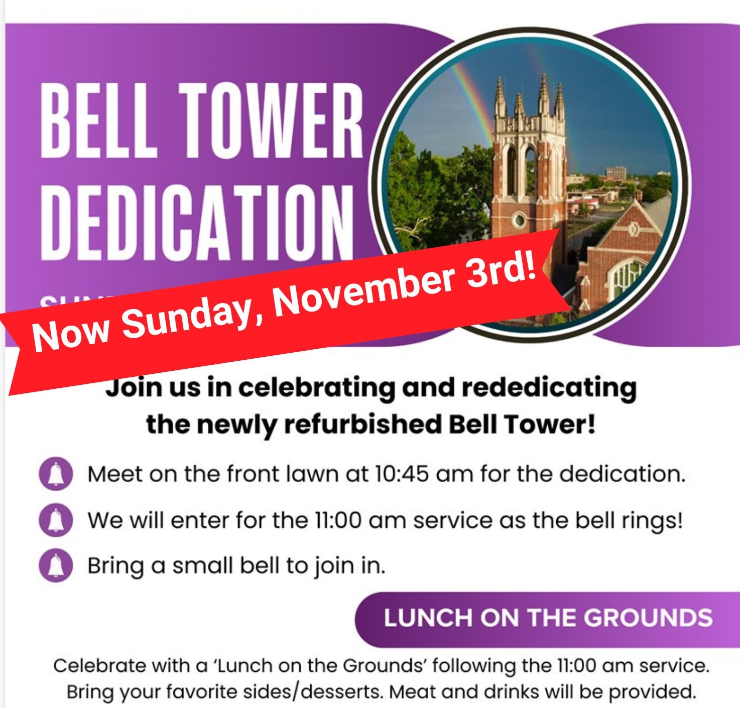 Bell Tower Dedication | Main Street United Methodist